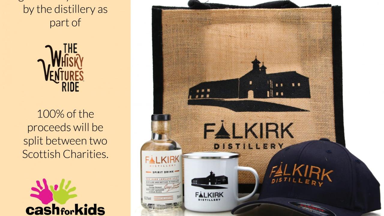 Falkirk New Make Spirit Gift Pack - Charity Lot Whisky | Whisky Auctioneer