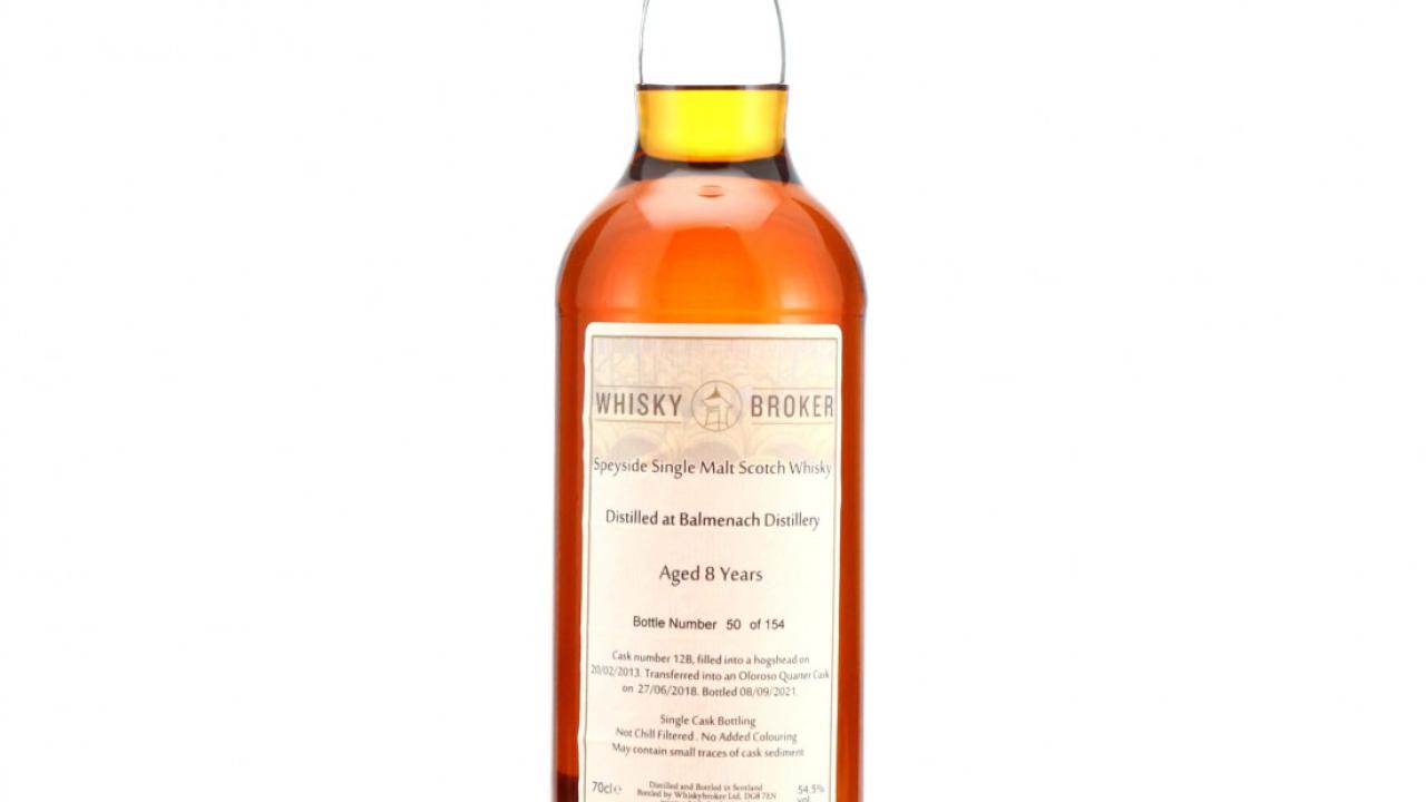 Balmenach 2013 Whisky Broker 8 Year Old Whisky | Whisky Auctioneer