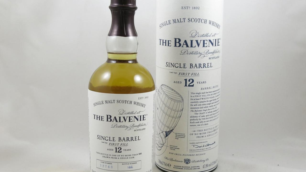 Balvenie Single Barrel 12 Year Old First Fill Whisky | Whisky Auctioneer