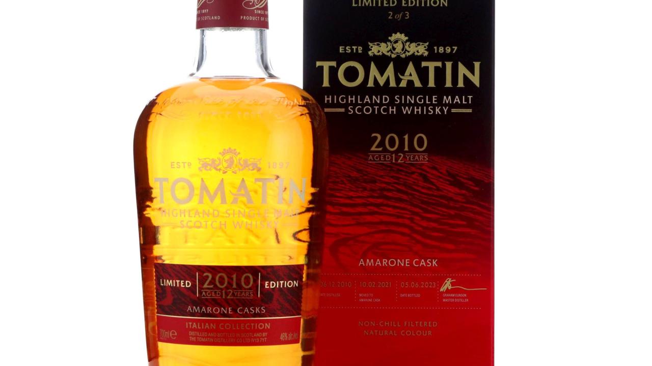 Tomatin 2010 Italian Collection 12 Year Old - No.2 Amarone Casks Whisky ...