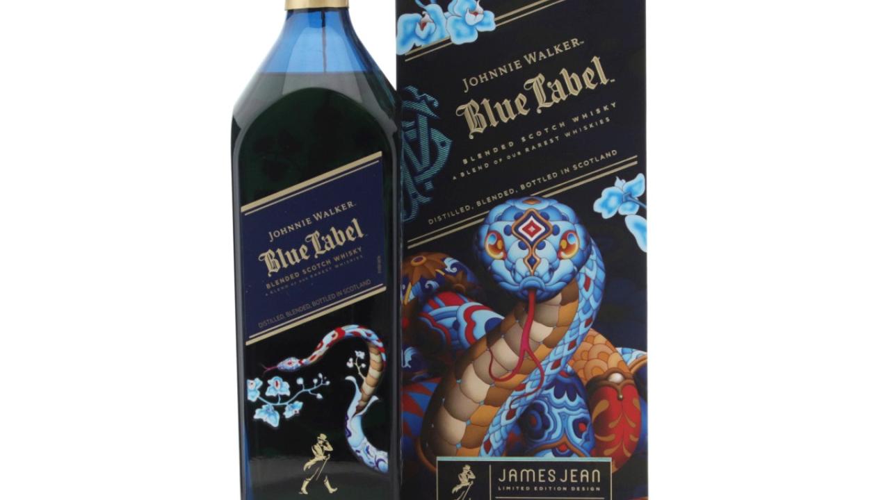 Johnnie Walker Blue Label James Jean Litre - Year of the Snake Whisky ...