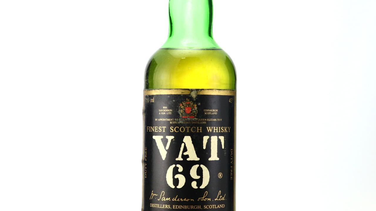 Vat 69 1980s / Duty Free Whisky | Whisky Auctioneer