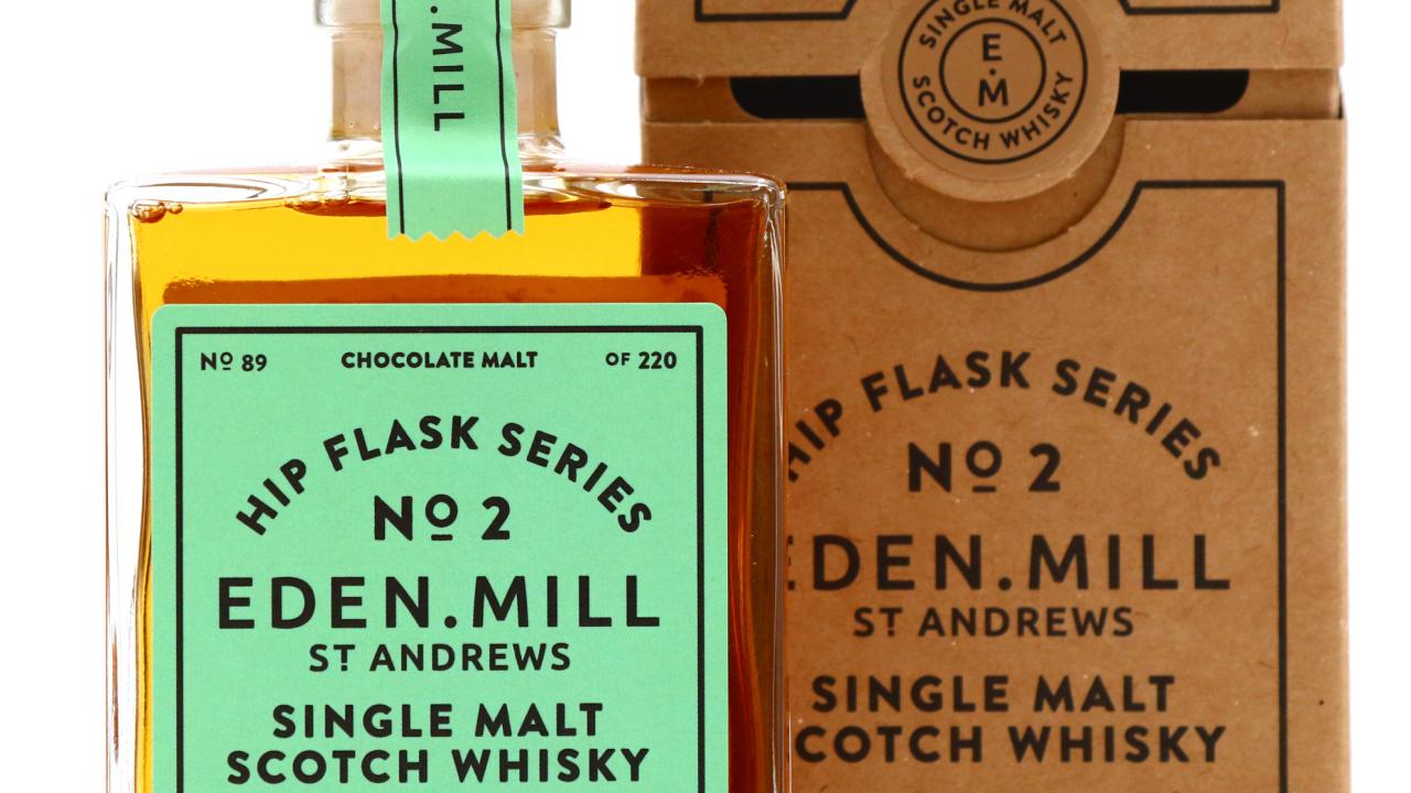 Eden Mill Hip Flask Series No.2 - Chocolate Malt, US Virgin Octave ...