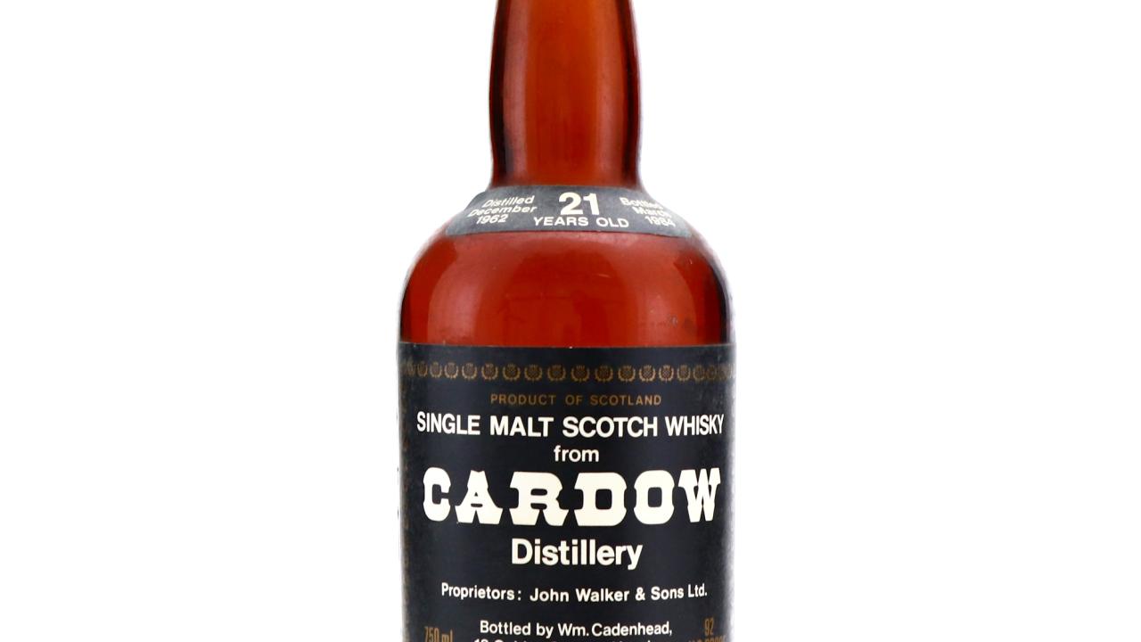 Cardhu 'Cardow' 1962 21 Year Old Whisky | Whisky Auctioneer