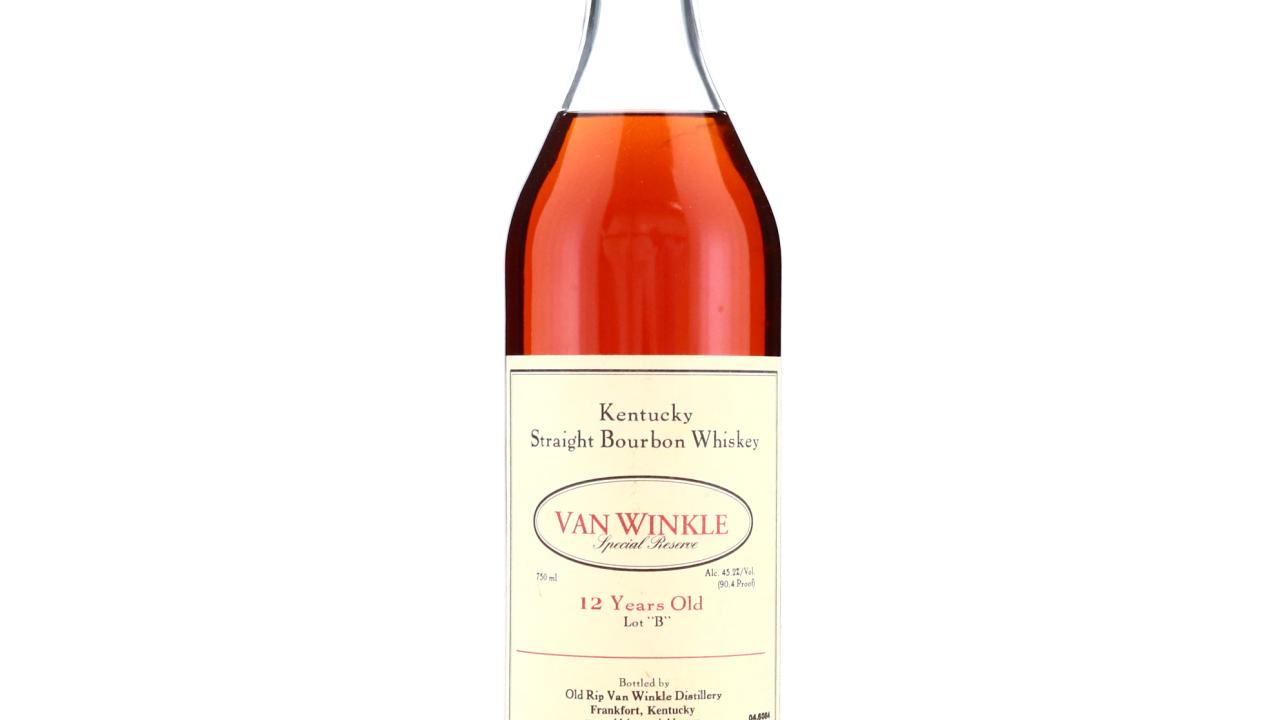 Van Winkle 12 Year Old Special Reserve pre-2007 / Signed by JP Van ...