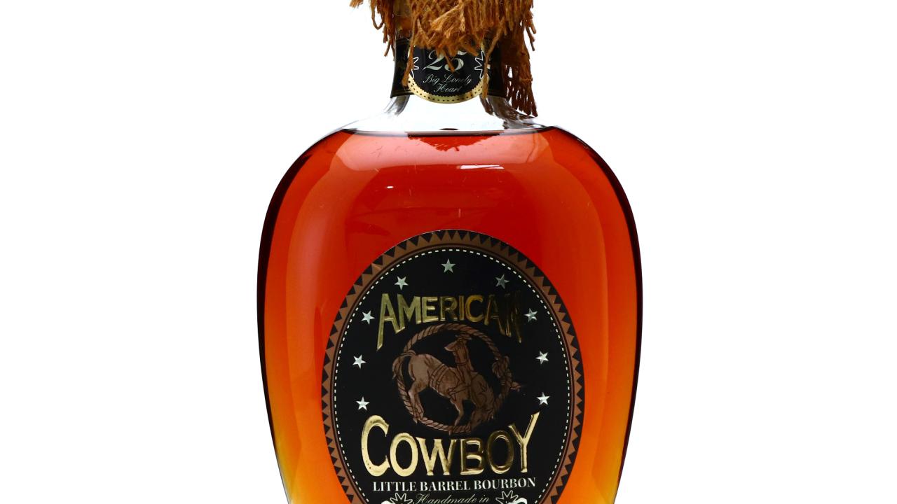 American Cowboy 25 Year Old Little Barrel Bourbon Whisky | Whisky ...