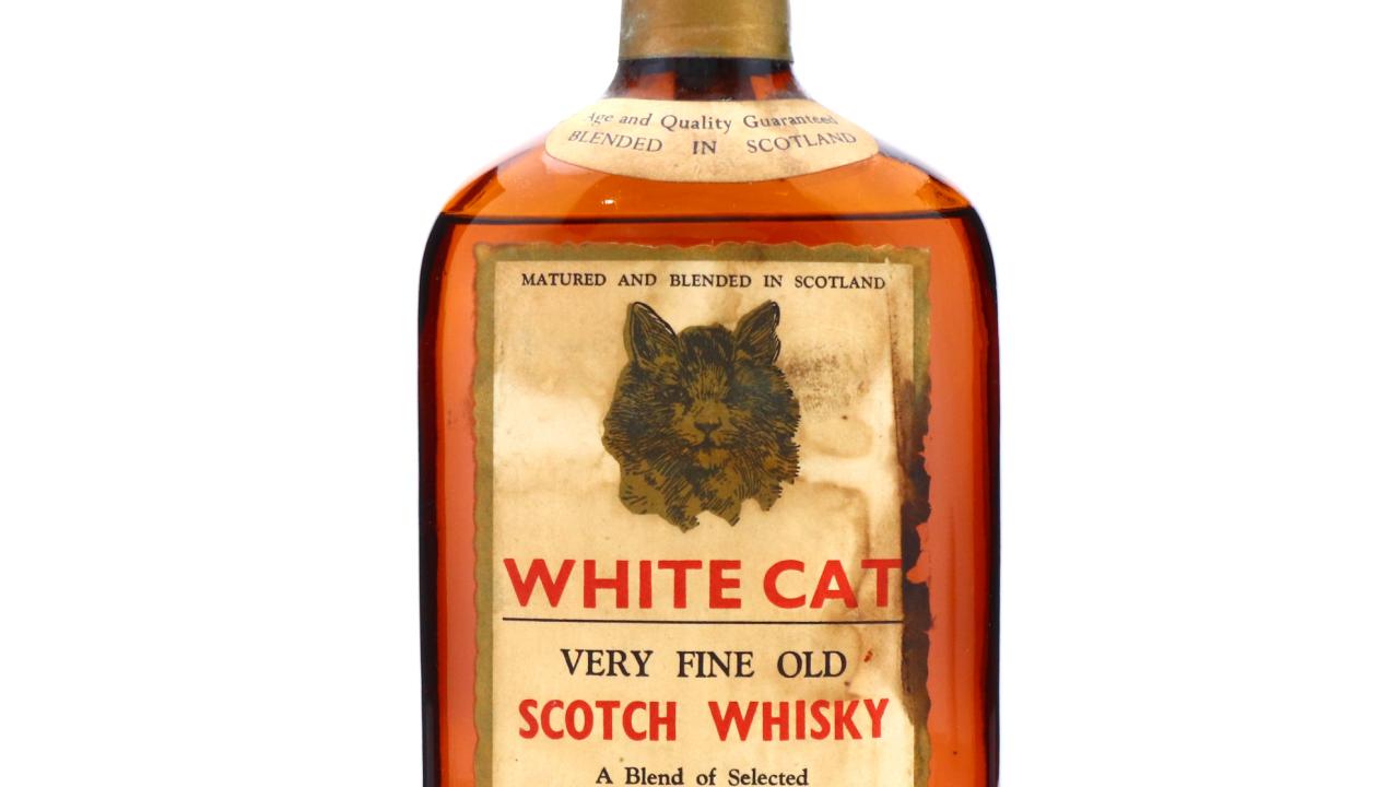 White Cat Fine Old Scotch Whisky 1960s Whisky | Whisky Auctioneer