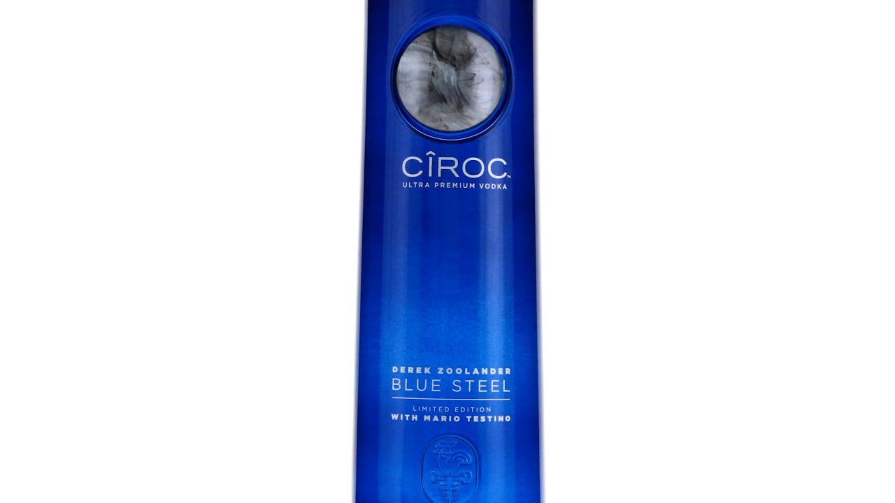 Ciroc Derek Zoolander Blue Steel Vodka Whisky | Whisky Auctioneer