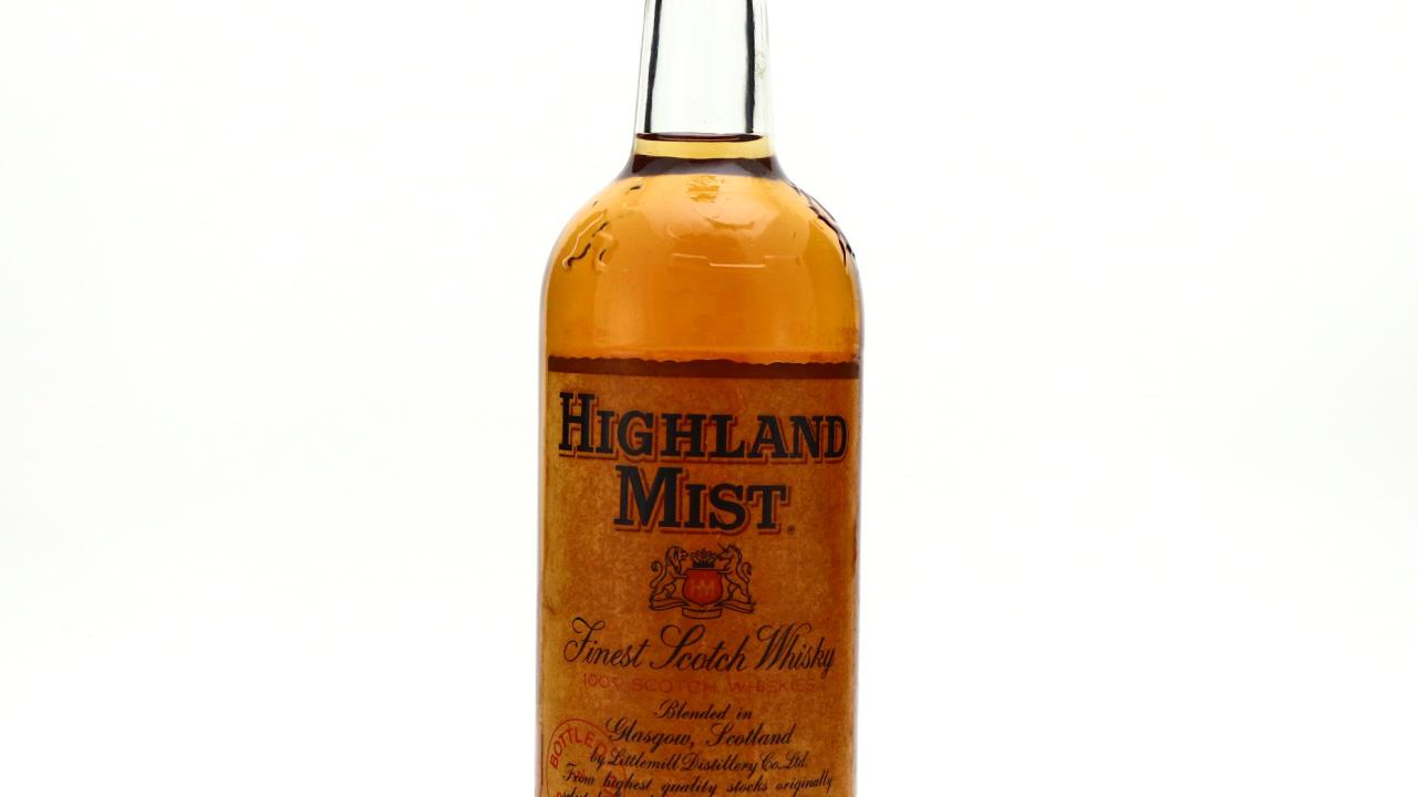 Highland Mist Littlemill Distillery Co Scotch Whisky 1980s Whisky ...