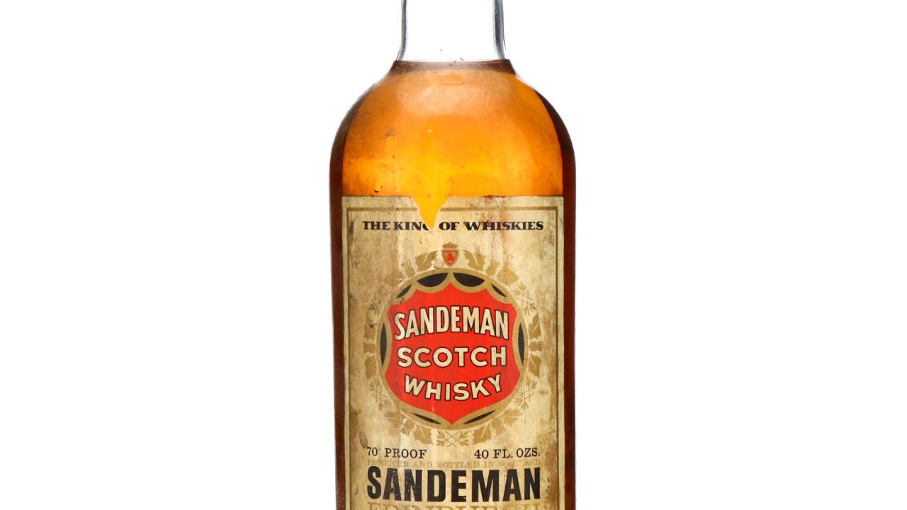 Sandeman Blended Scotch Whisky 1 Litre 1960s Whisky | Whisky Auctioneer