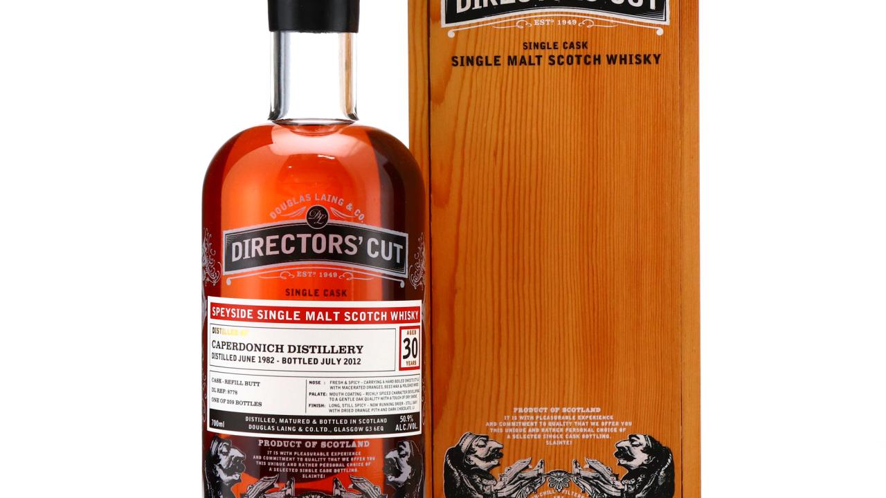 Caperdonich 1982 Douglas Laing 30 Year Old Director's Cut Whisky ...