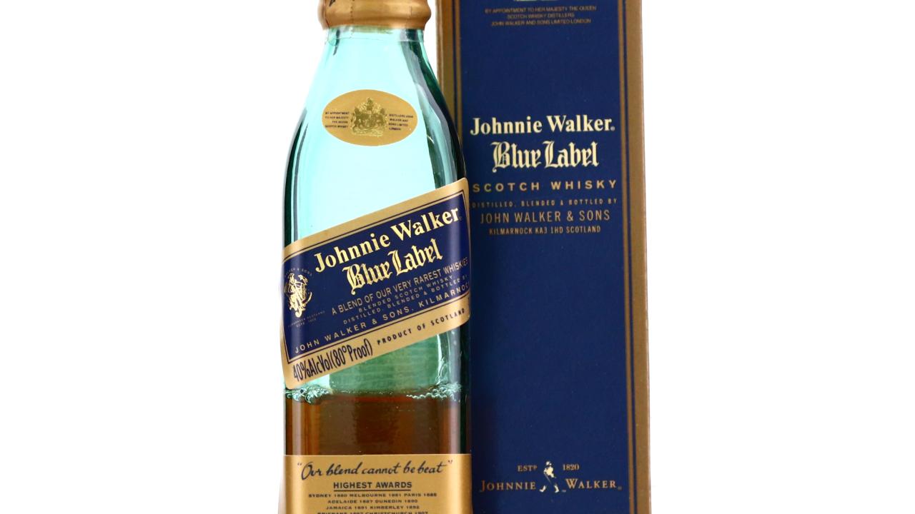 *Johnnie Walker Blue Label Miniature Whisky | Whisky Auctioneer