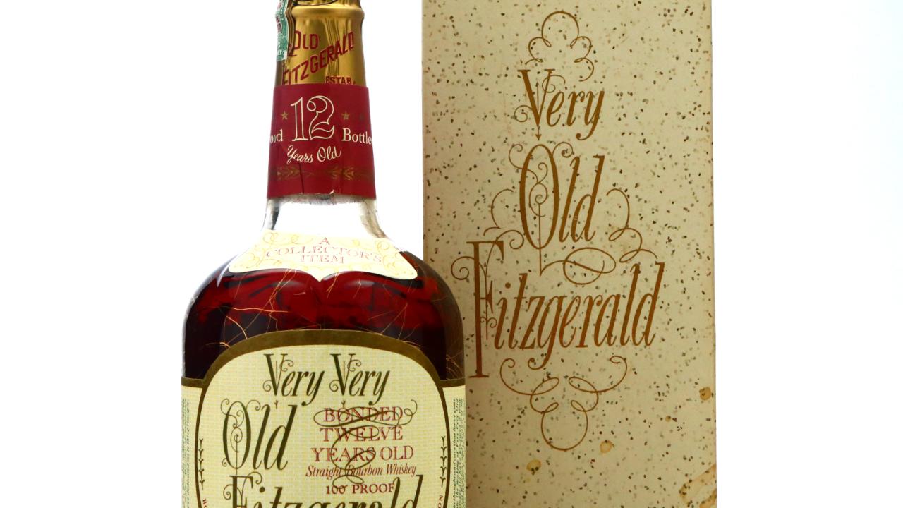 Very Very Old Fitzgerald 1958 Bottled in Bond 12 Year Old 100 Proof ...