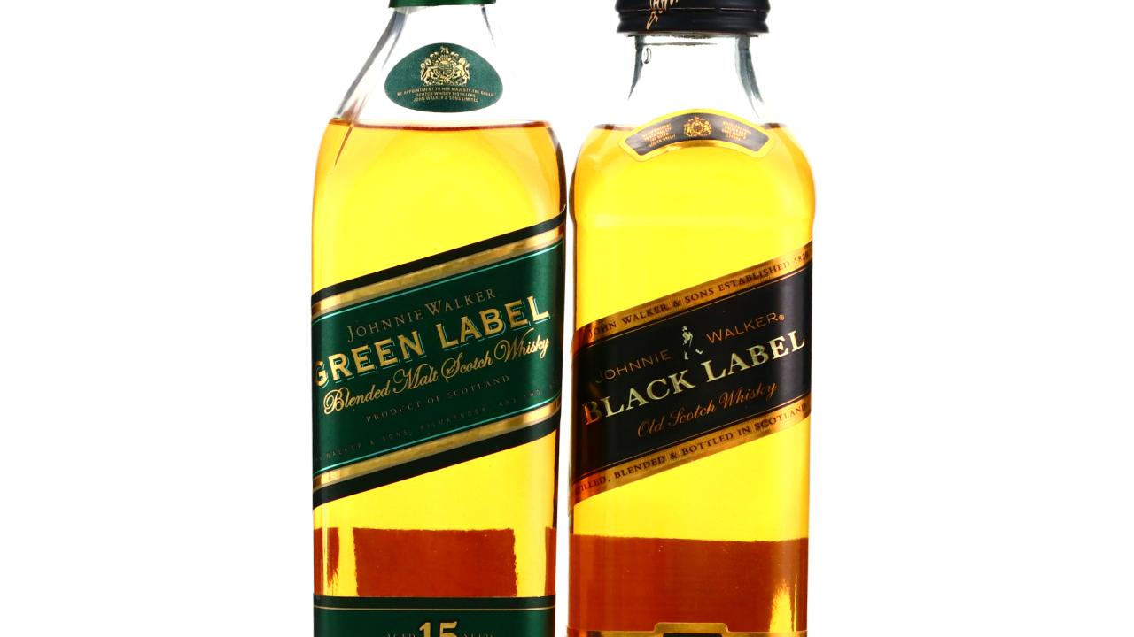Johnnie Walker Black Label & Green Label Whisky | Whisky Auctioneer