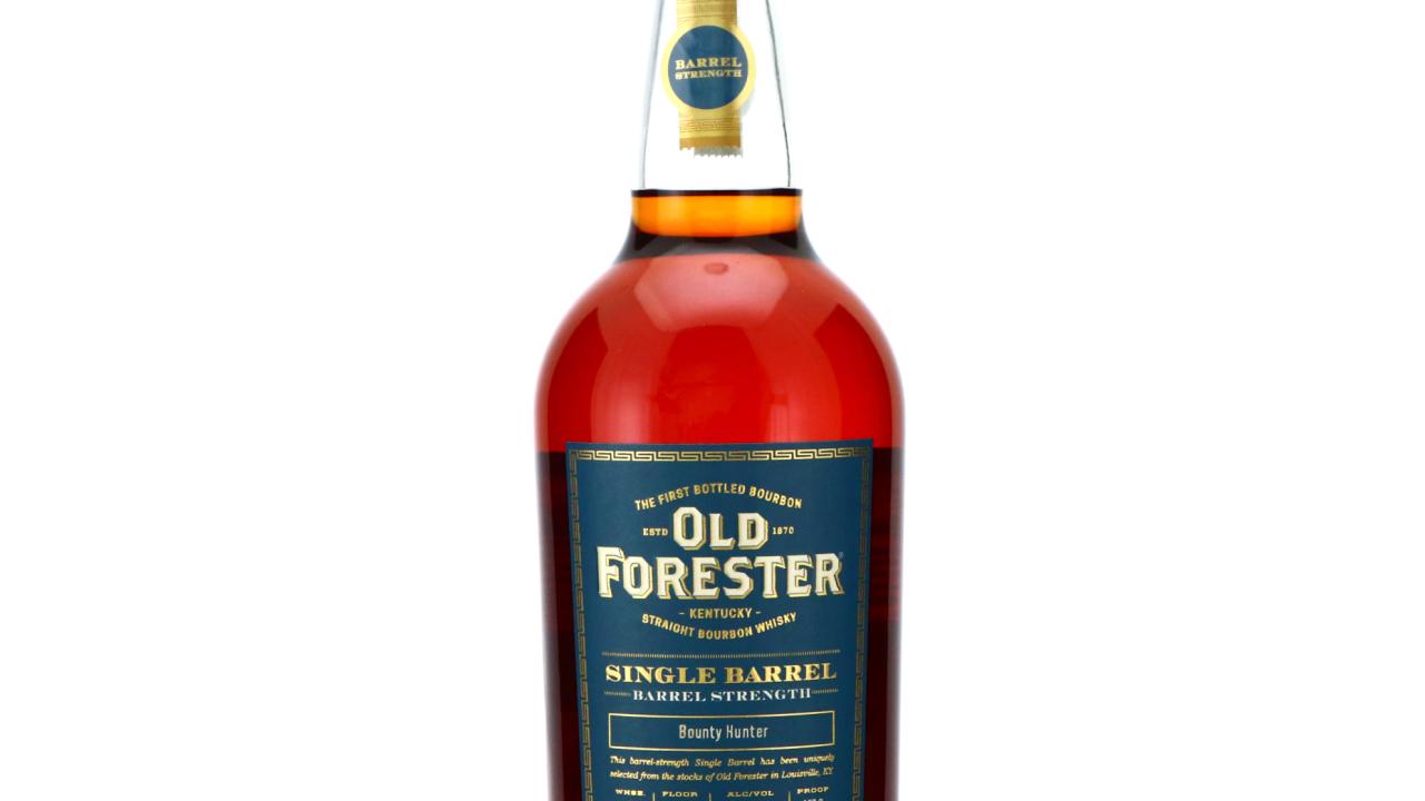 Old Forester Barrel Strength Single Barrel / Bounty Hunter Whisky ...