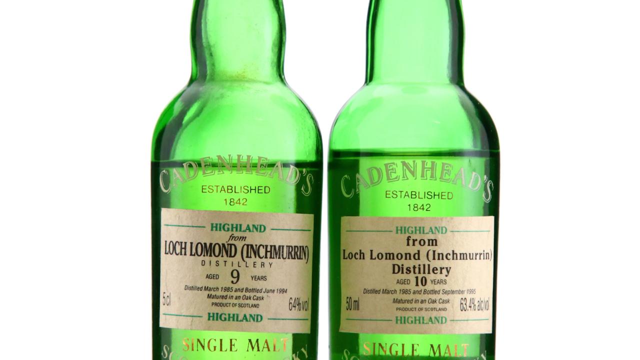 Inchmurrin 1985 Cadenhead's Miniature x 2 Whisky | Whisky Auctioneer