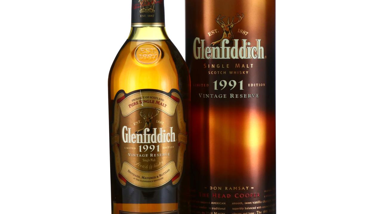 Glenfiddich 1991 Vintage Reserve - Don Ramsay Whisky | Whisky Auctioneer