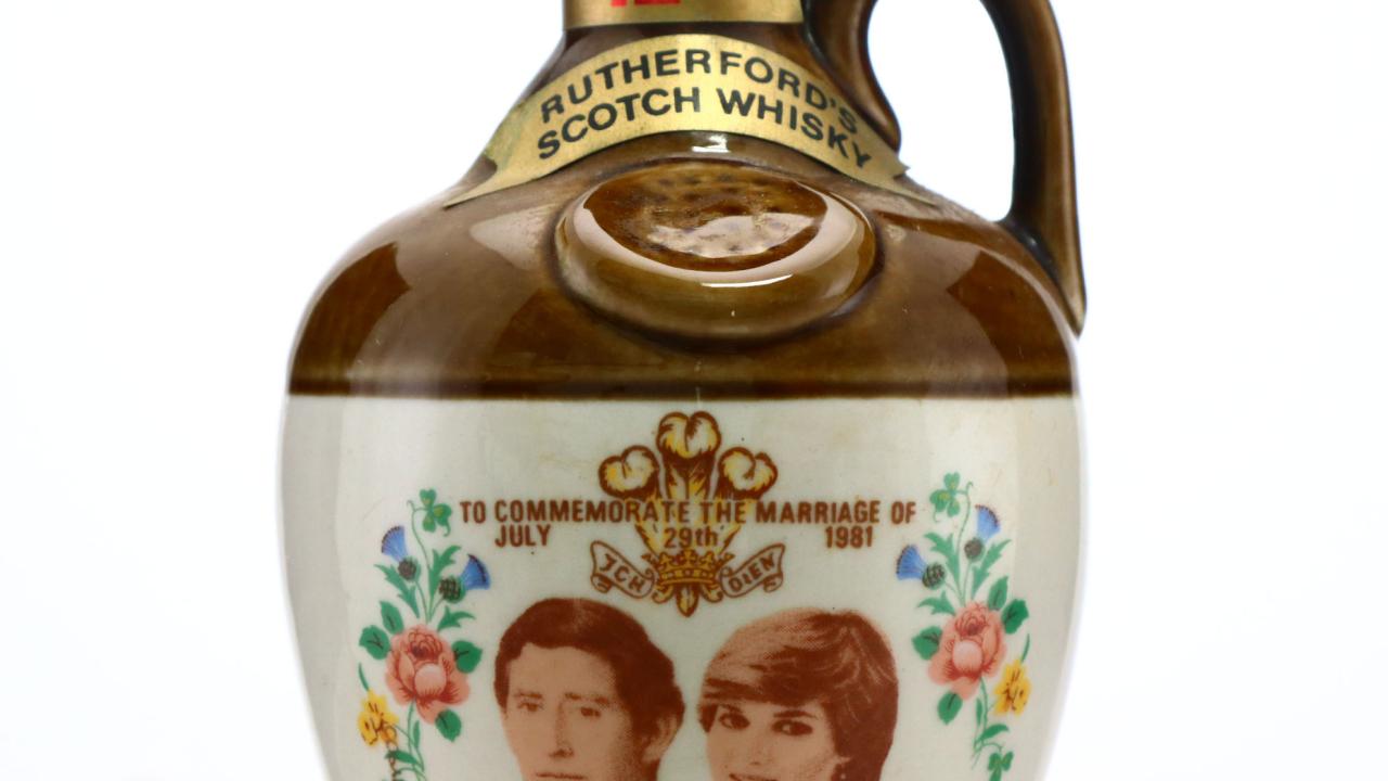 Rutherford's 12 Year Old Decanter / Royal Wedding 1981 Whisky | Whisky ...