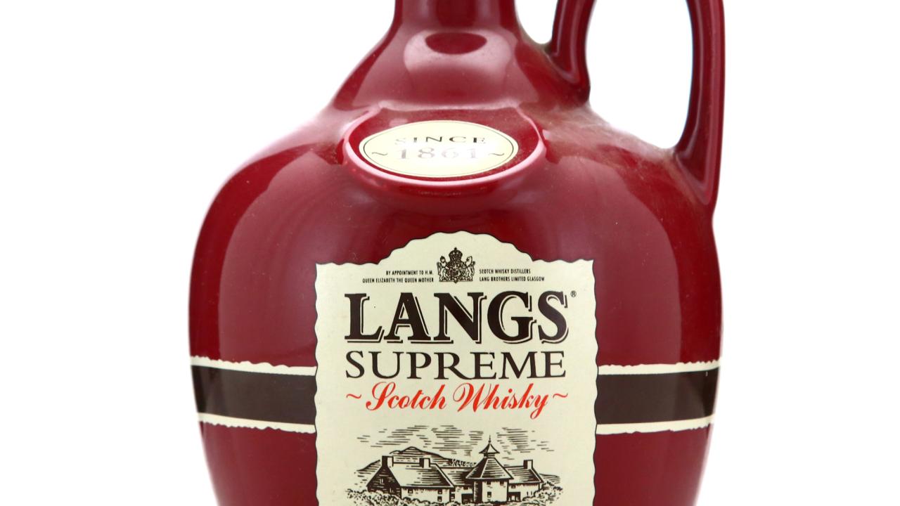 Langs Supreme Decanter 1990s Whisky | Whisky Auctioneer