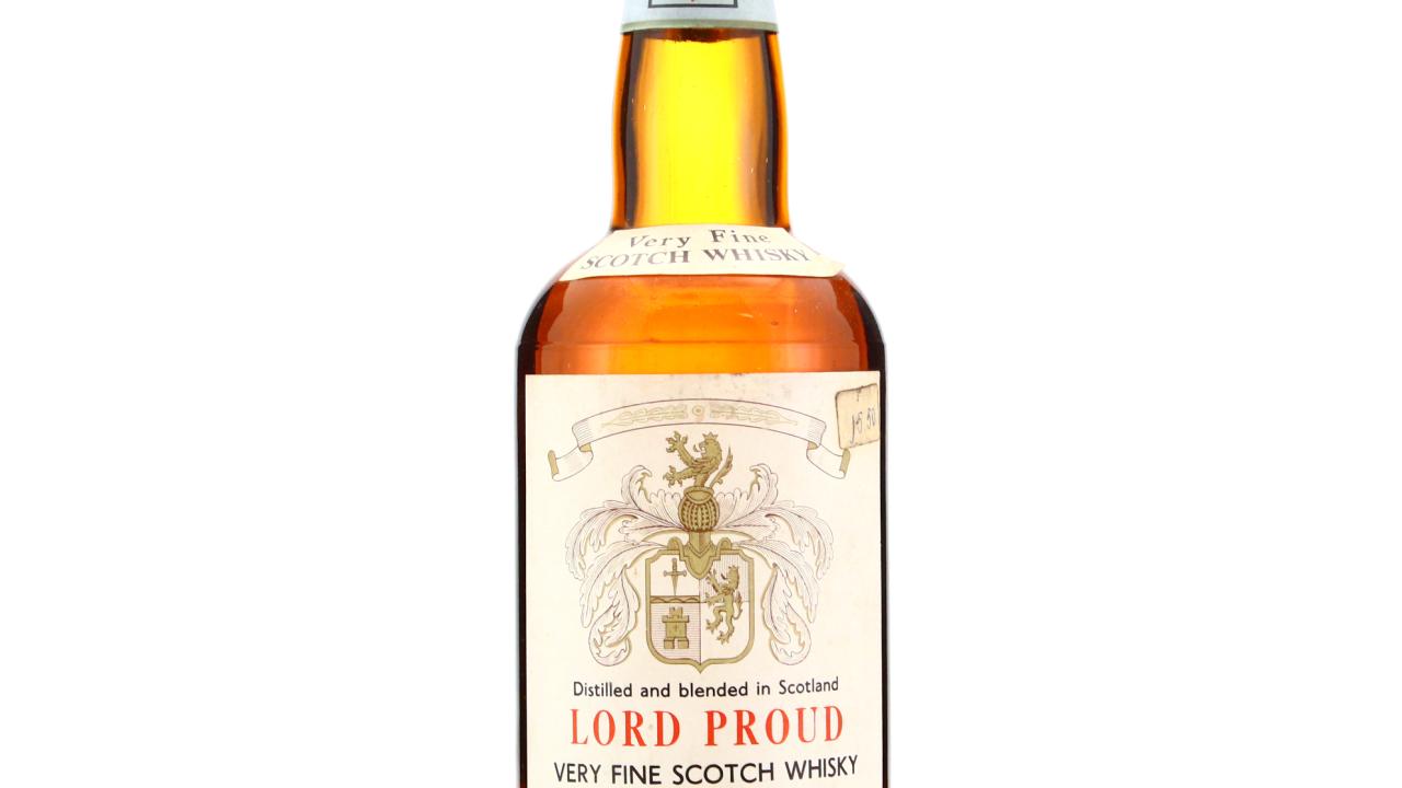 Lord Proud Very Fine Scotch Whisky circa 1950-60s Whisky | Whisky ...