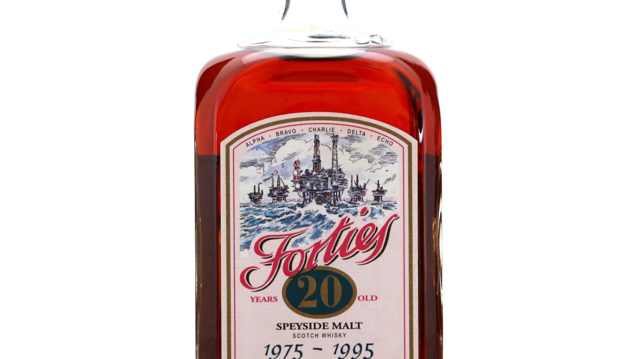 Forties 1975 20 Year Old Speyside Single Malt / 20th Anniversary Whisky ...