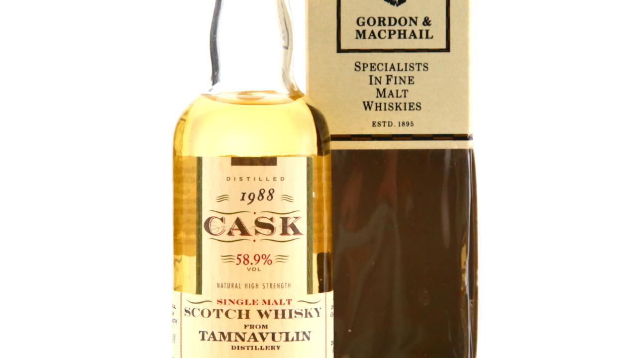Tamnavulin 1988 Gordon and MacPhail Cask Strength Miniature Whisky ...