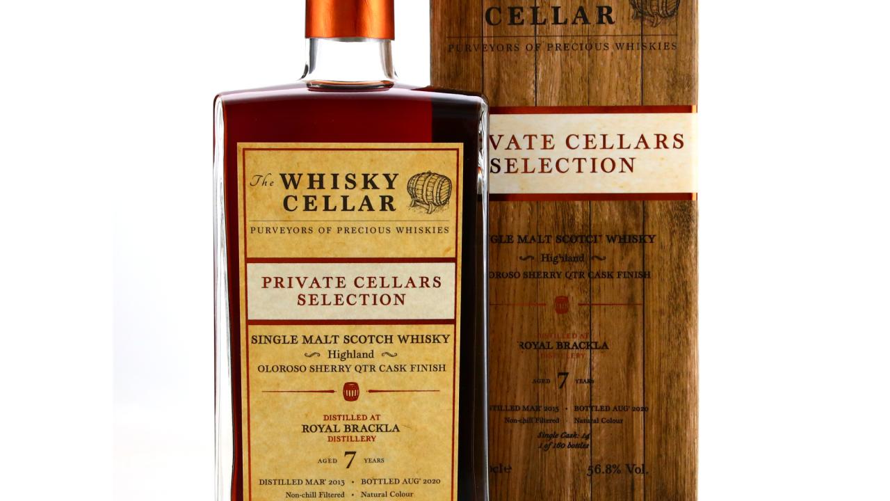 Royal Brackla 2013 The Whisky Cellar 7 Year Old Whisky | Whisky Auctioneer