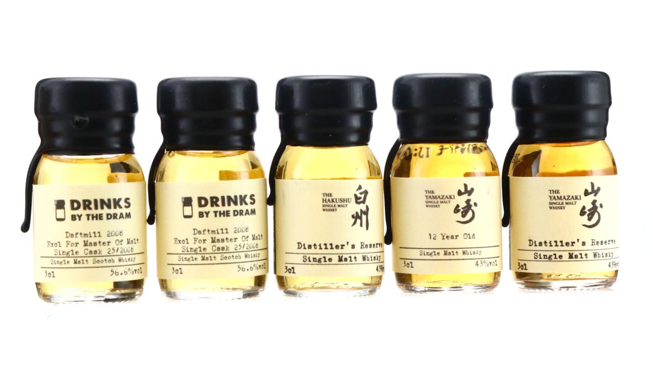 Daftmill & Suntory Single Malt Samples x 5 Whisky | Whisky Auctioneer