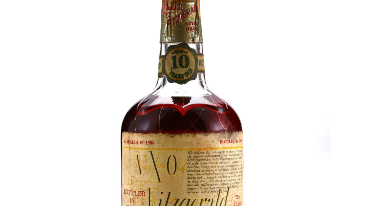 Very Xtra Old Fitzgerald 1958 Bottled in Bond 10 Year Old 90 Proof ...