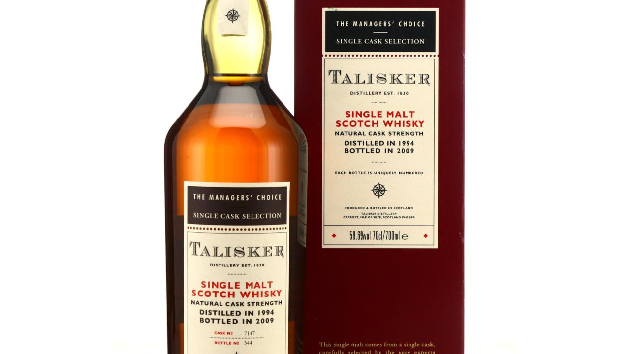 Talisker 1994 Managers' Choice Whisky | Whisky Auctioneer