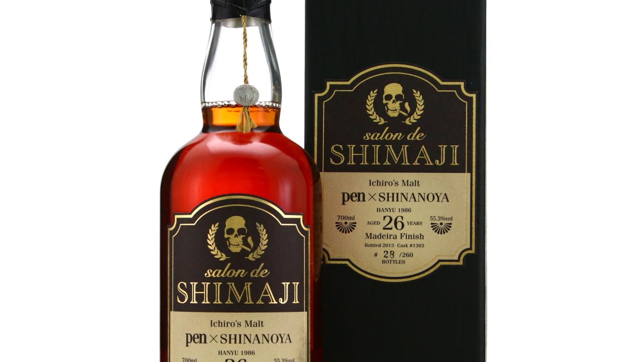 Hanyu 1986 Ichiro's Malt 26 Year Old Madeira Finish #1383 / Shinanoya ...