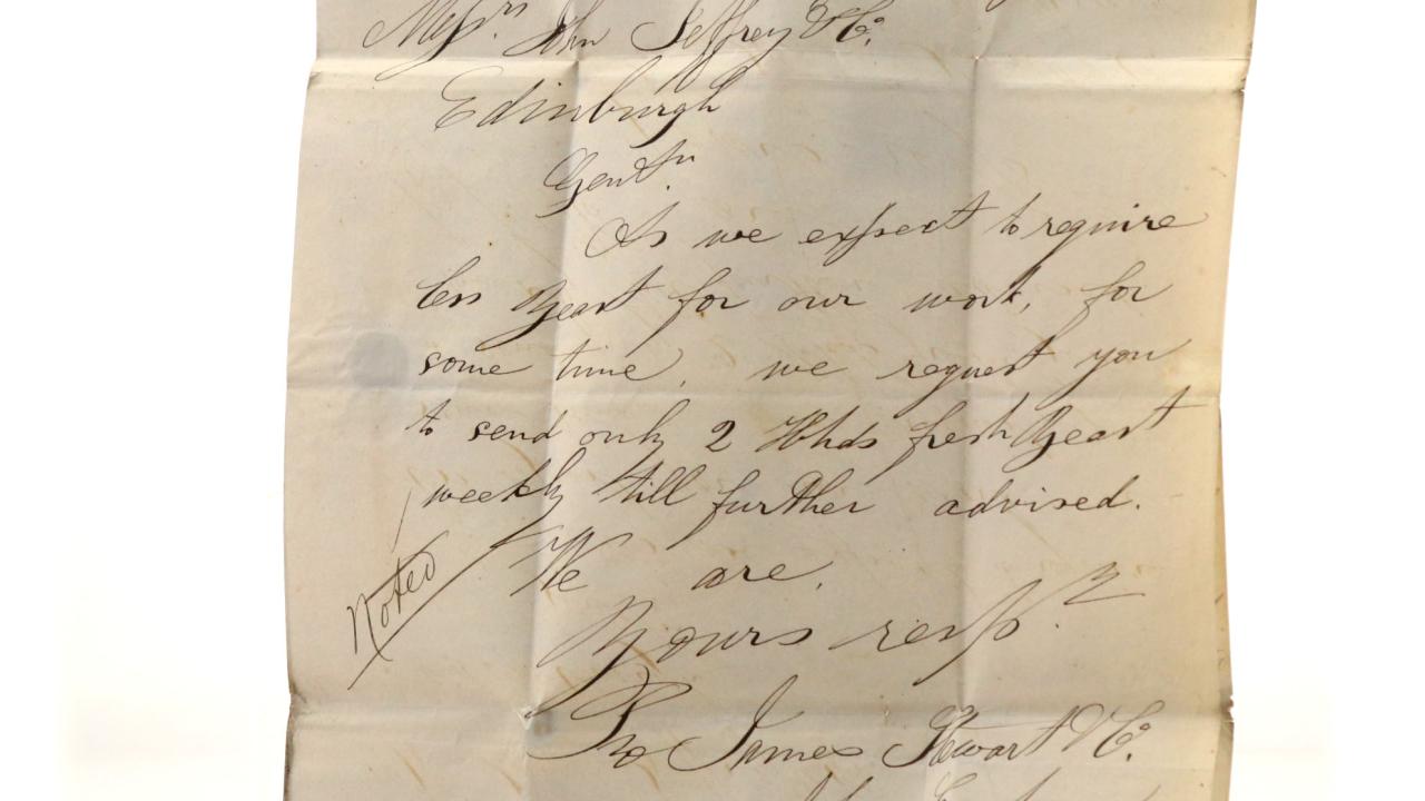 Saucel Distillery Document Dated 1863 Whisky | Whisky Auctioneer