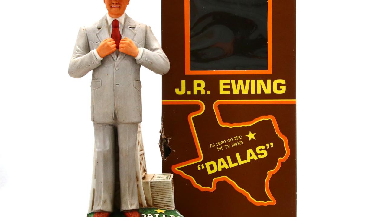 McCormick Bourbon Dallas Musical Decanter 1980s / J.R Ewing Whisky ...