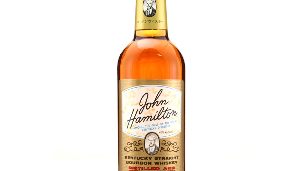 John Hamilton 4 Year Old Kentucky Straight Bourbon ese import Whisky ...