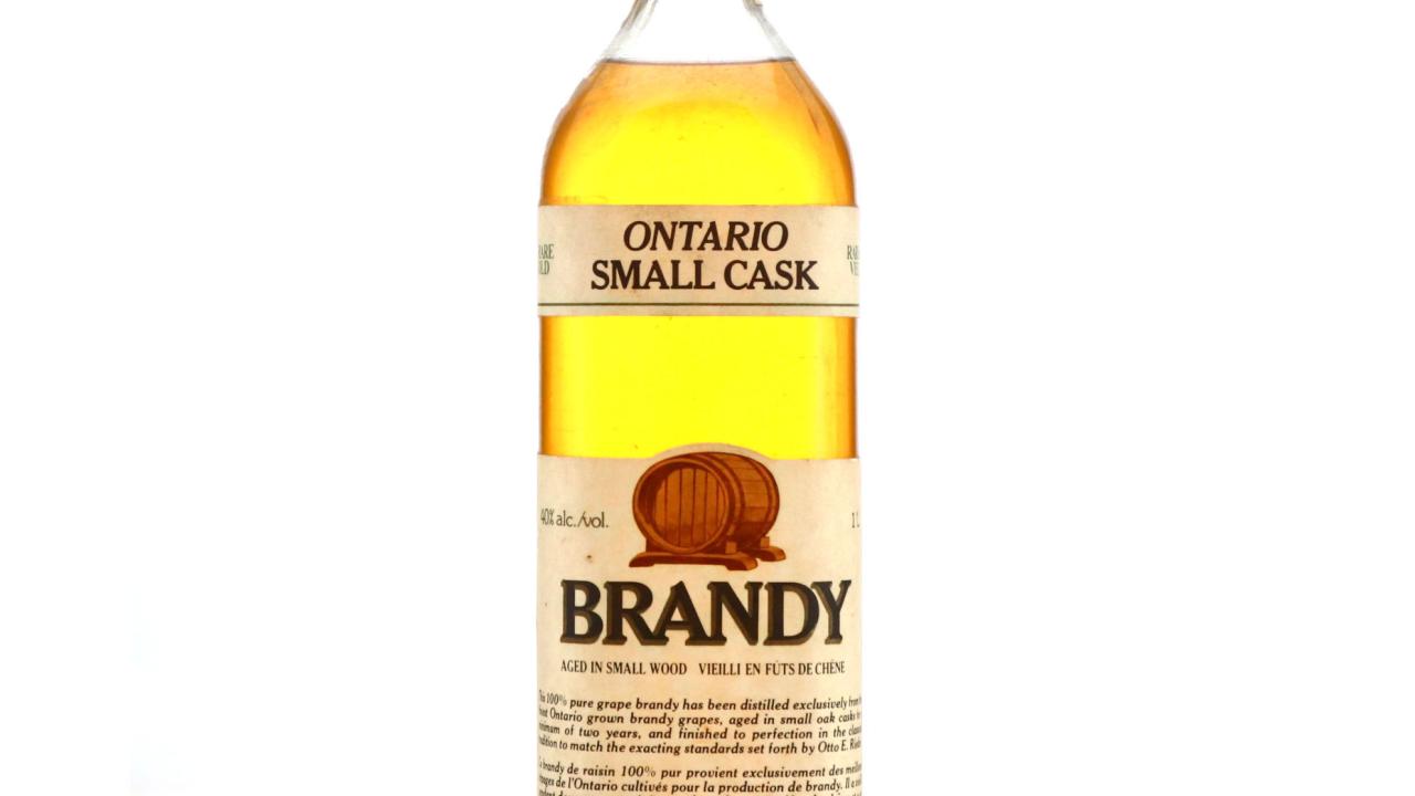 Rieder Rare Old Ontario Small Cask Brandy 1978 Whisky | Whisky Auctioneer