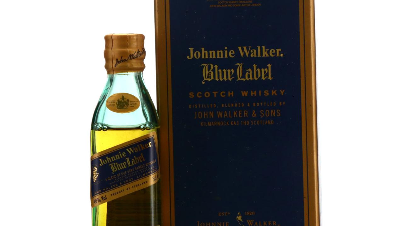 Johnnie Walker Blue Label Miniature Whisky | Whisky Auctioneer