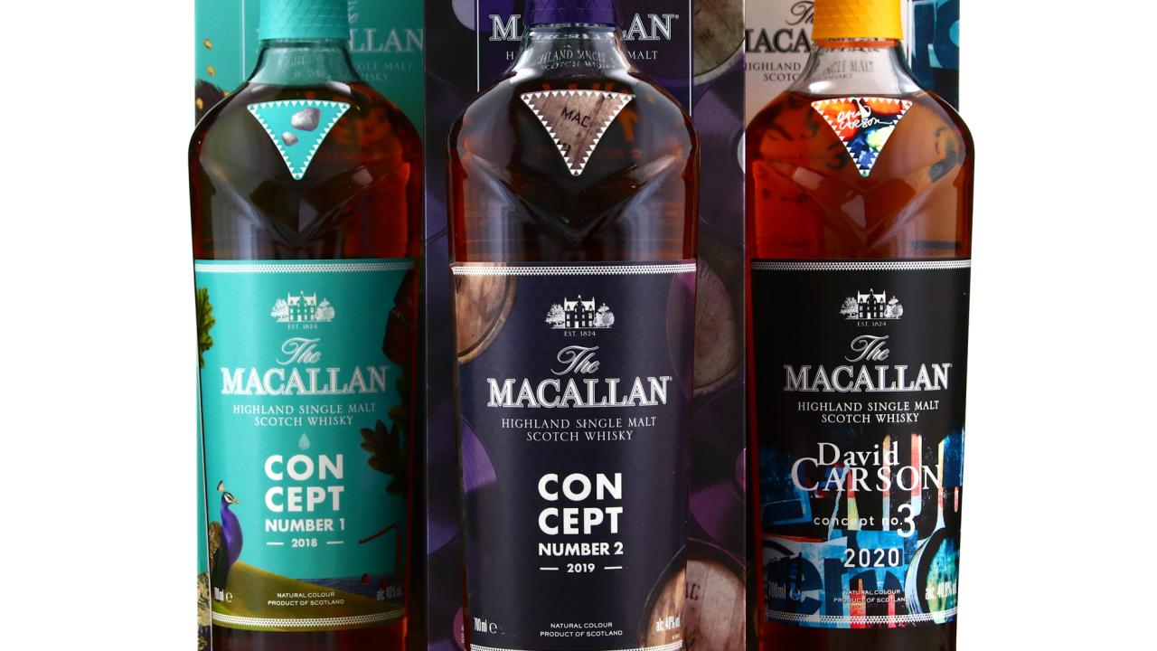 Macallan Concept Number 1-3 Set Whisky | Whisky Auctioneer