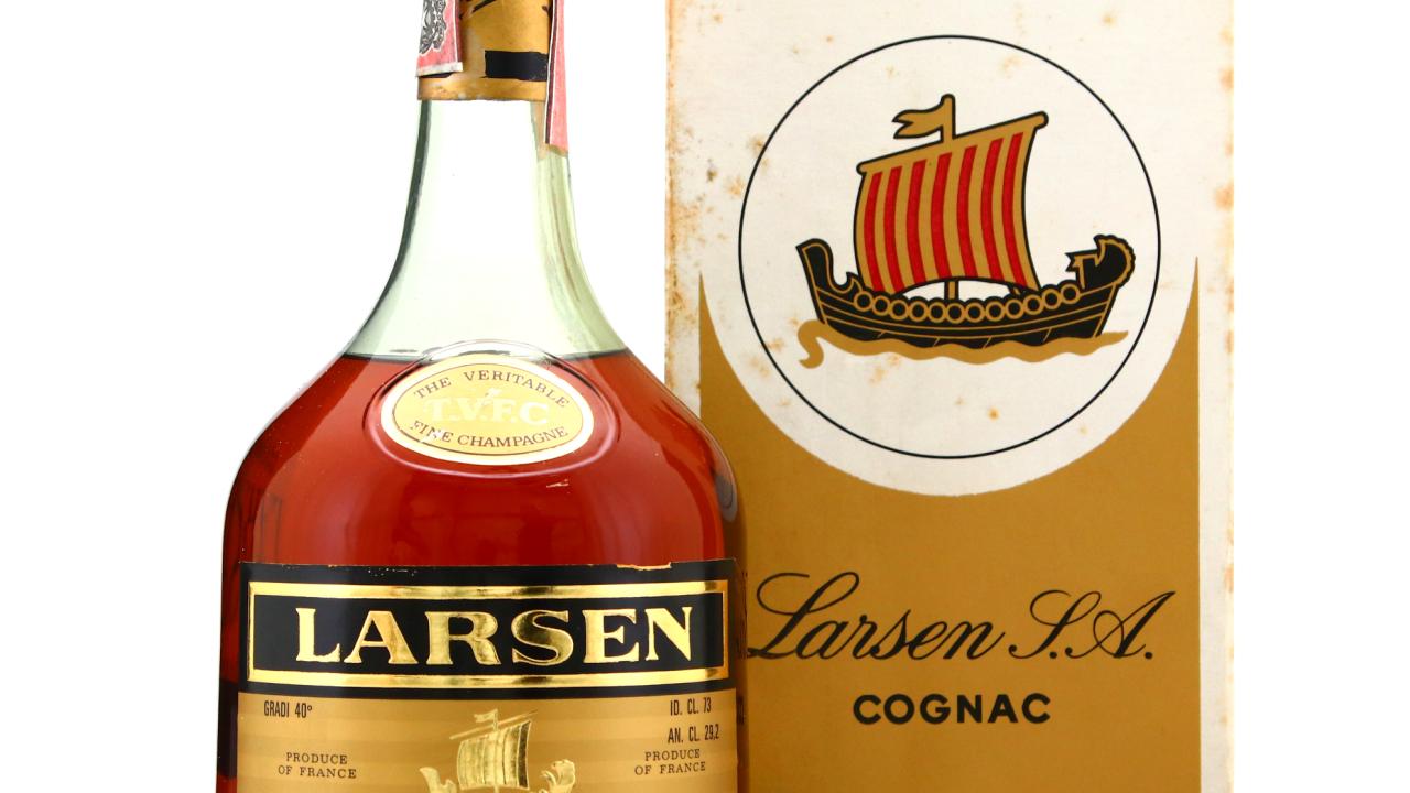 Larsen Fine Champagne Cognac 1970s Whisky | Whisky Auctioneer