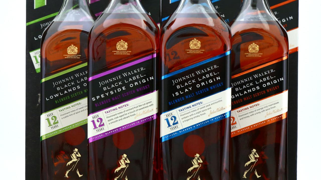 Johnnie Walker Black Label Origin Series Whisky | Whisky Auctioneer