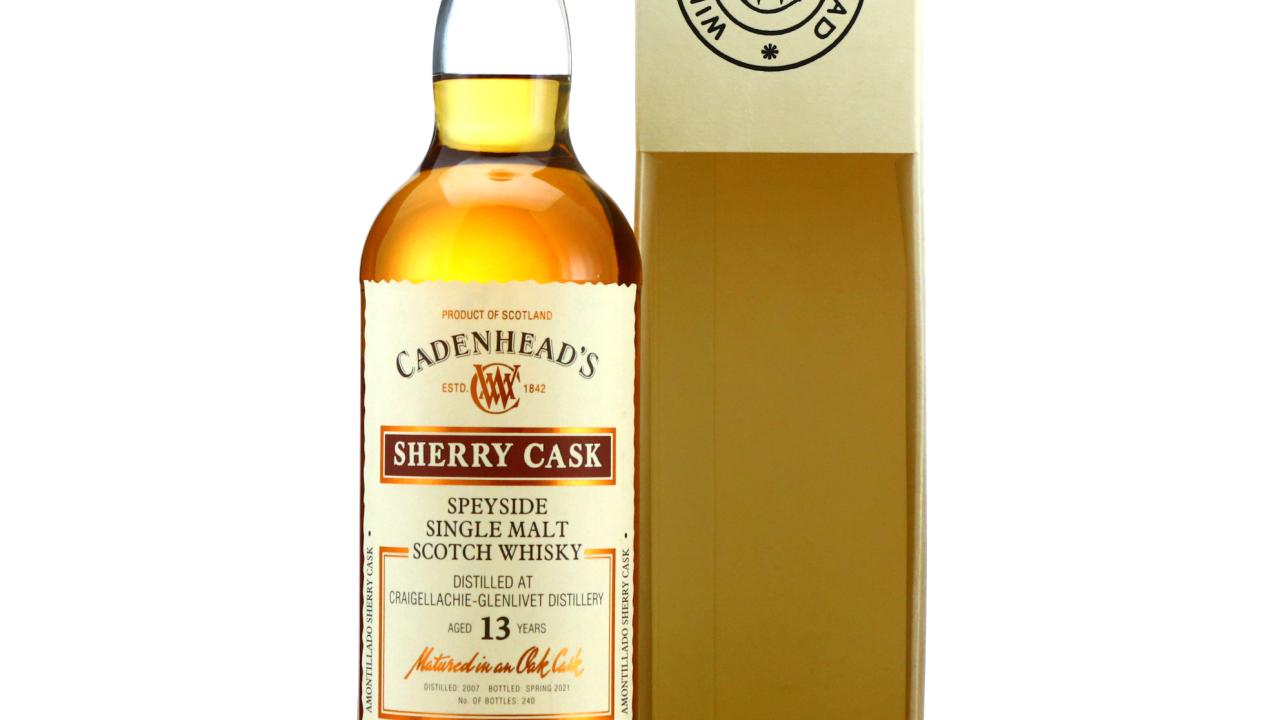 Craigellachie 2007 Cadenhead's Sherry Cask 13 Year Old Whisky | Whisky Auctioneer