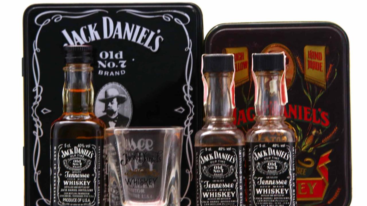 Jack Daniel's Old No.7 Brand 80 Proof Miniature x 3 Whisky | Whisky ...