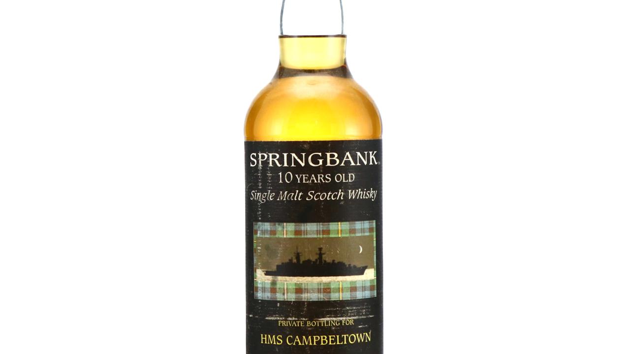 Springbank 10 Year Old HMS Campbeltown Private Bottling Whisky | Whisky ...