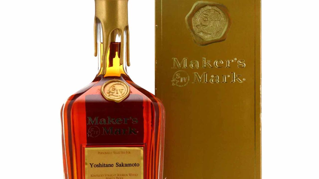Maker's Mark VIP Kentucky Straight Bourbon / Personalised Label Whisky ...