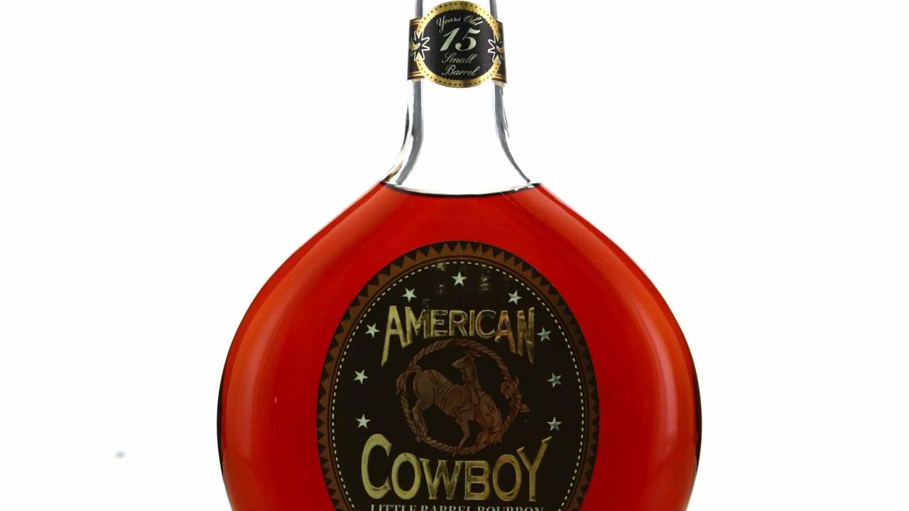 American Cowboy 15 Year Old Little Barrel Bourbon Whisky | Whisky ...