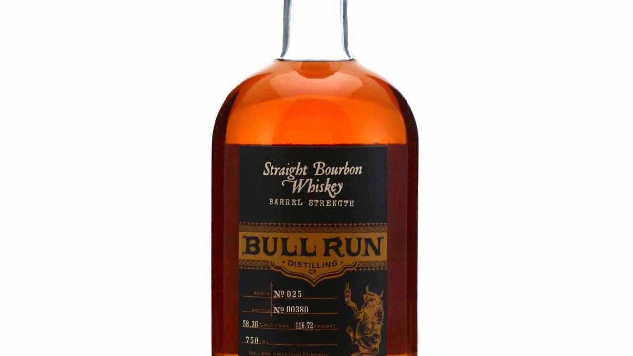 Bull Run Barrel Strength Straight Bourbon Batch #25 Whisky | Whisky ...