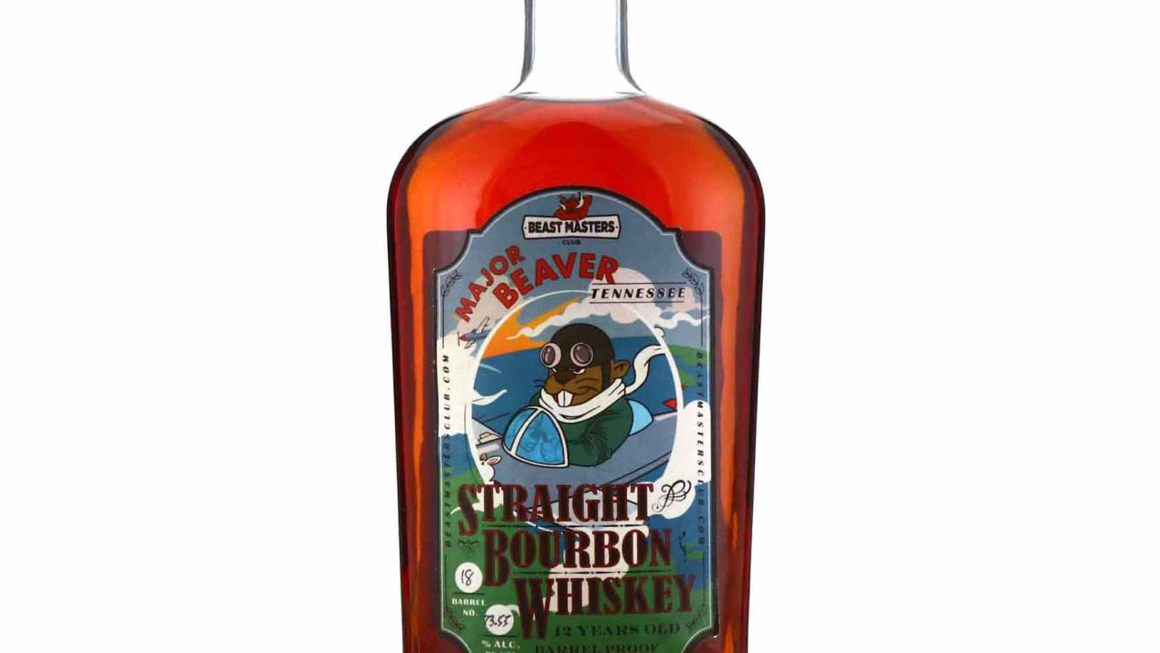 Major Beaver 12 Year Old Single Barrel Bourbon #18 / Beast Masters Club ...