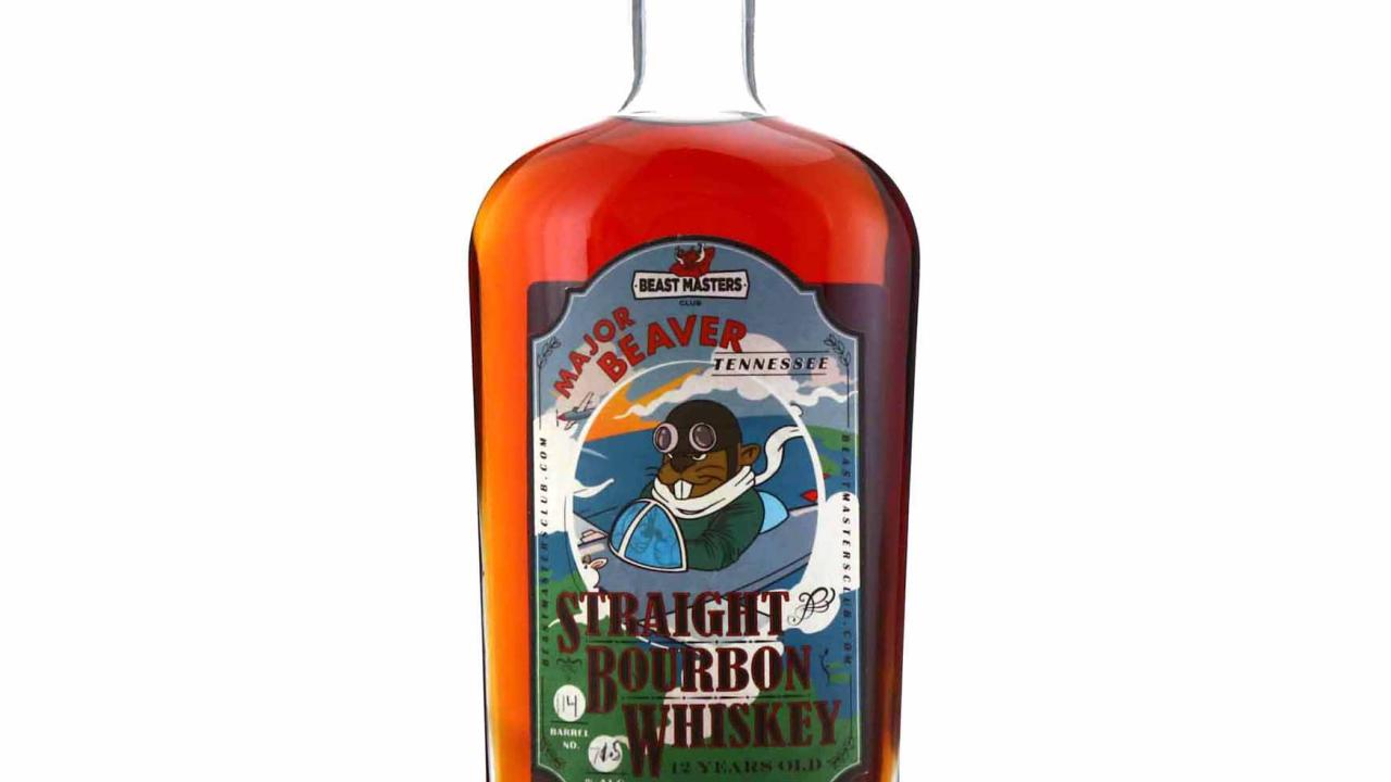Major Beaver 12 Year Old Single Barrel Bourbon #114 / Beast Masters ...
