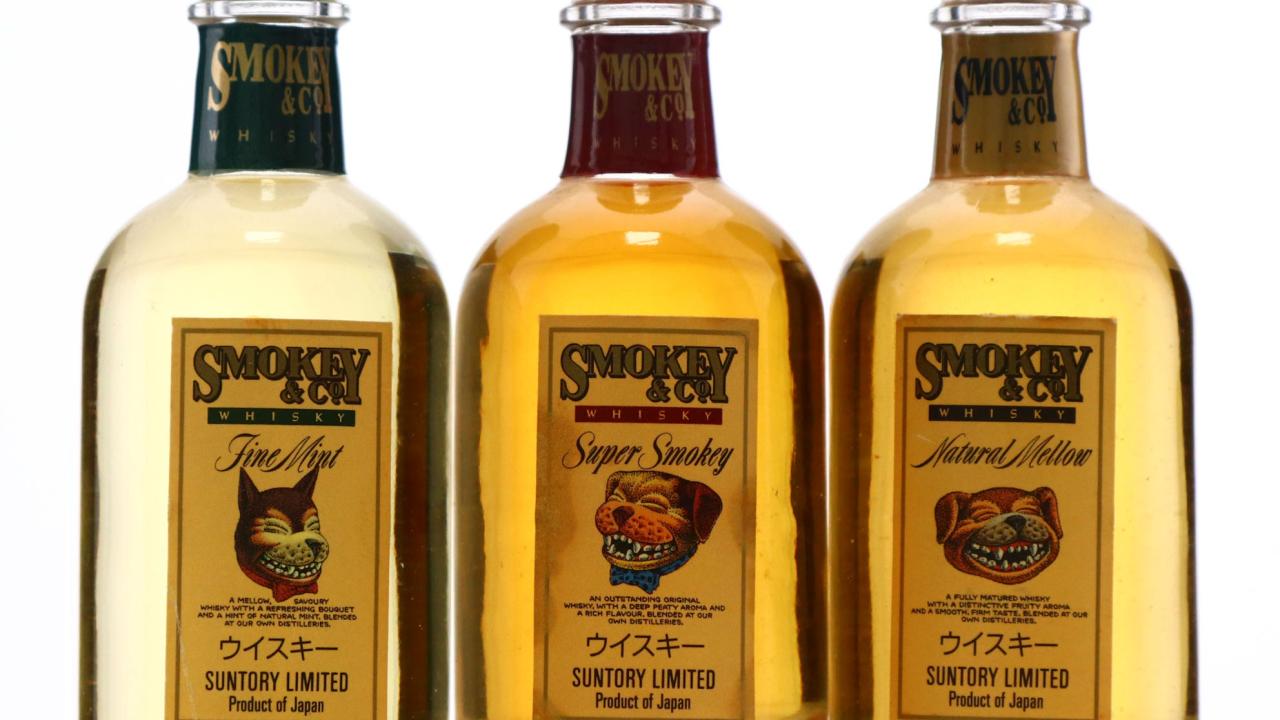 Suntory Smokey & Co. Whisky Miniature x 3 Whisky | Whisky Auctioneer