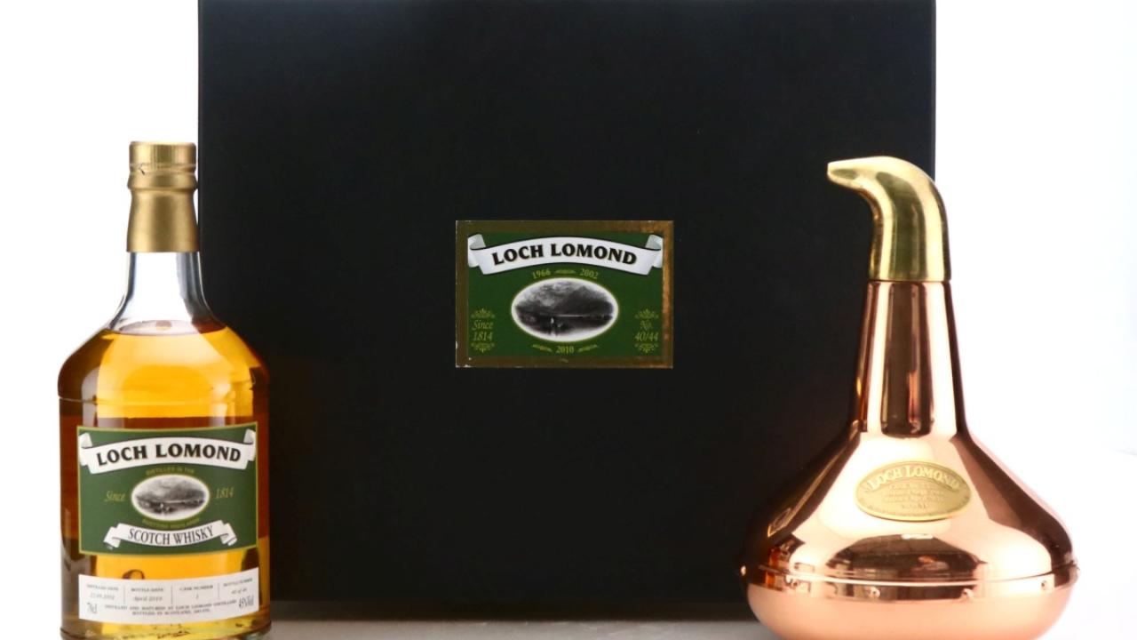 Loch Lomond Copper Still Decanter Gift Set 2 x 70cl Whisky | Whisky ...