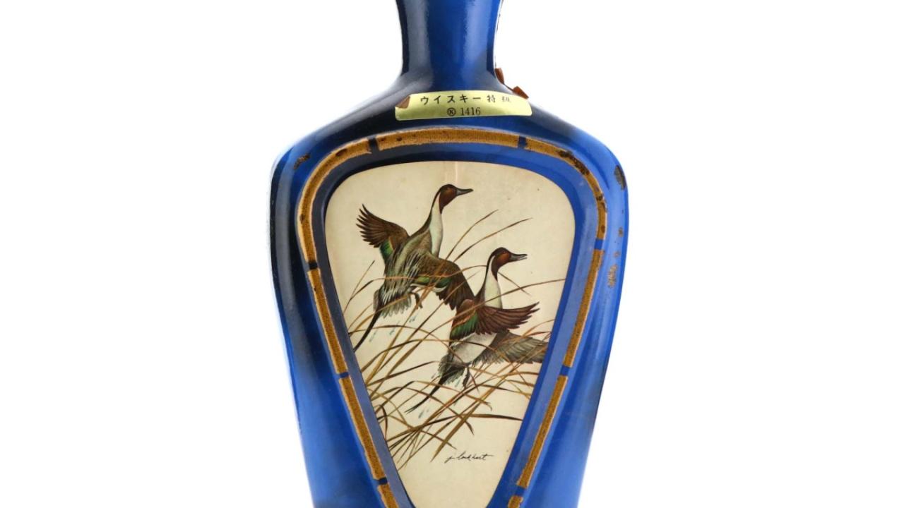 Beam Kentucky Blended Whiskey Decanter 1981 / Pintail Whisky | Whisky ...